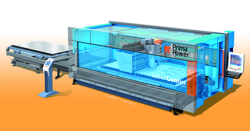 Taglio laser 2D, Laser Genius di Prima Power - Techmec