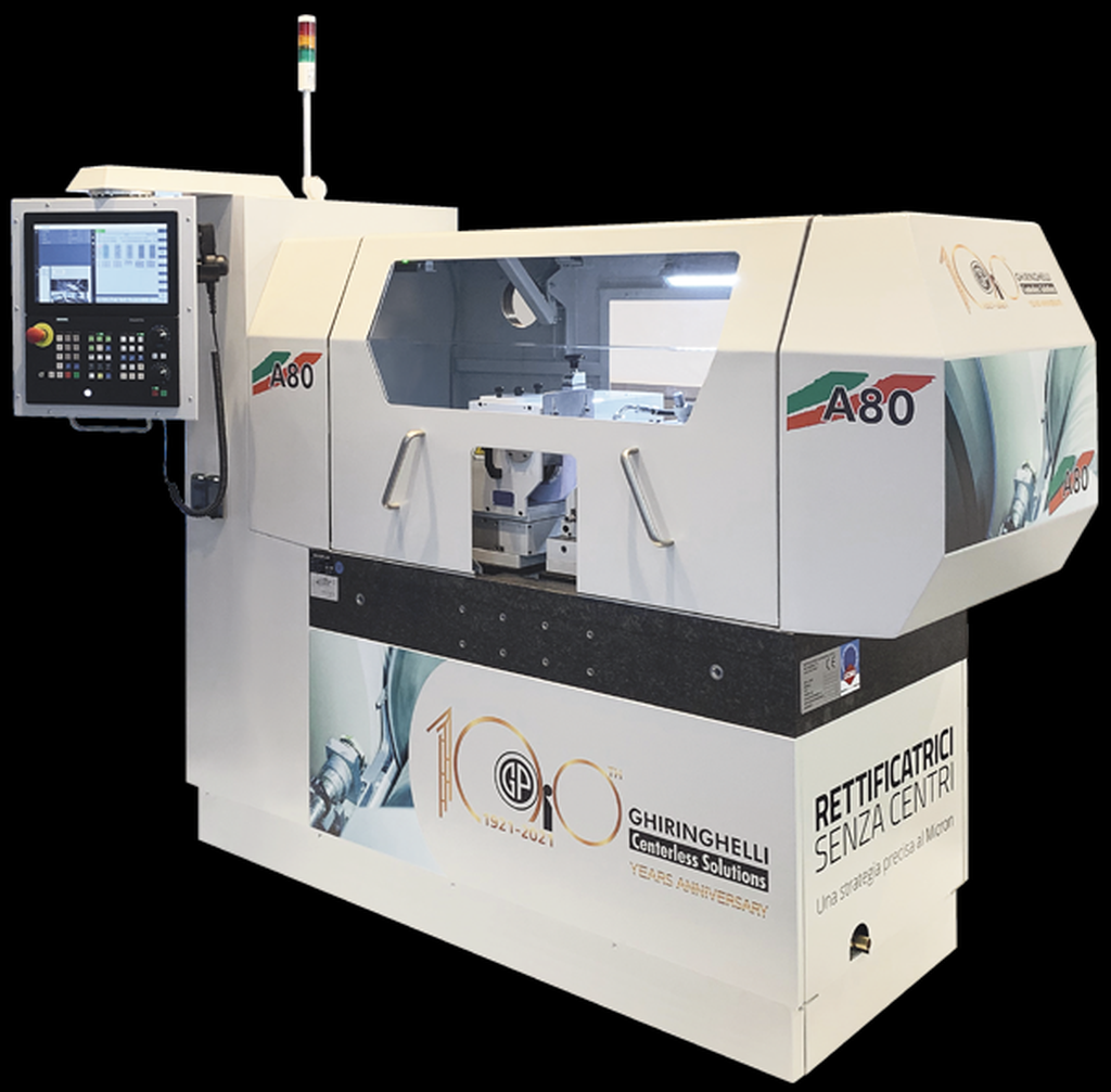 Rettificatrice senza centri A80 di Ghiringhelli nasce con 6 assi - Techmec