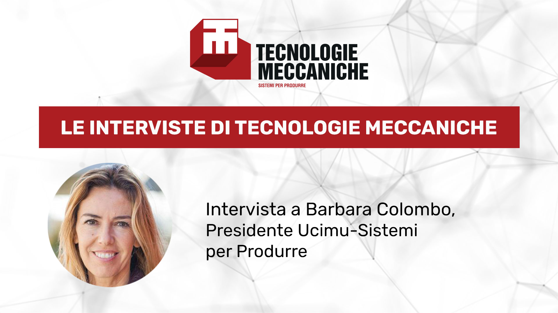 Barbara Colombo: un intervento sulla crisi delle materie prime - Techmec
