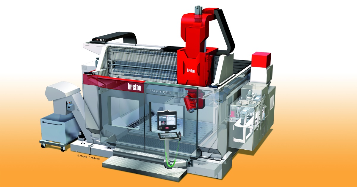 Centro di lavoro Matrix 800 di Breton - Techmec