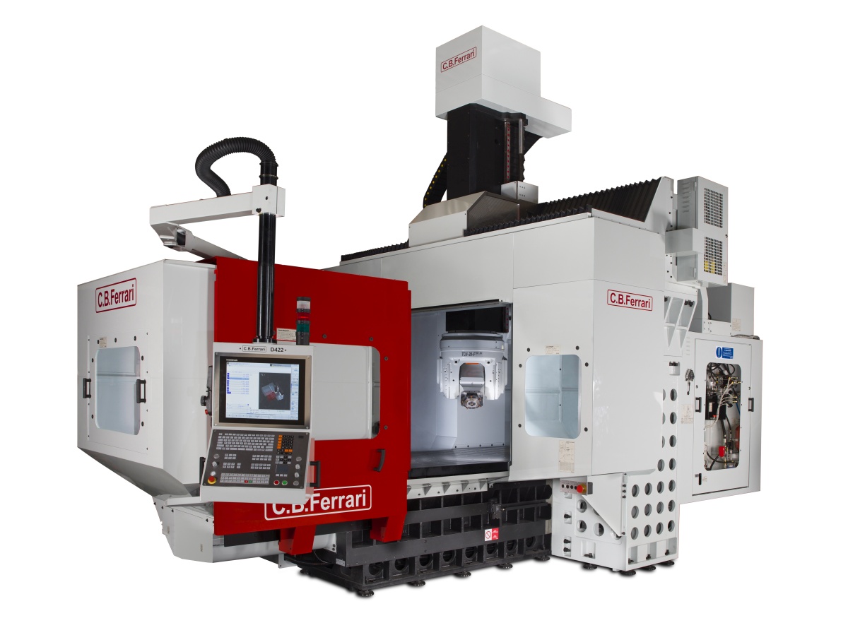 CB Ferrari, nuova serie D con testa bi-rotativa per il settore stampi