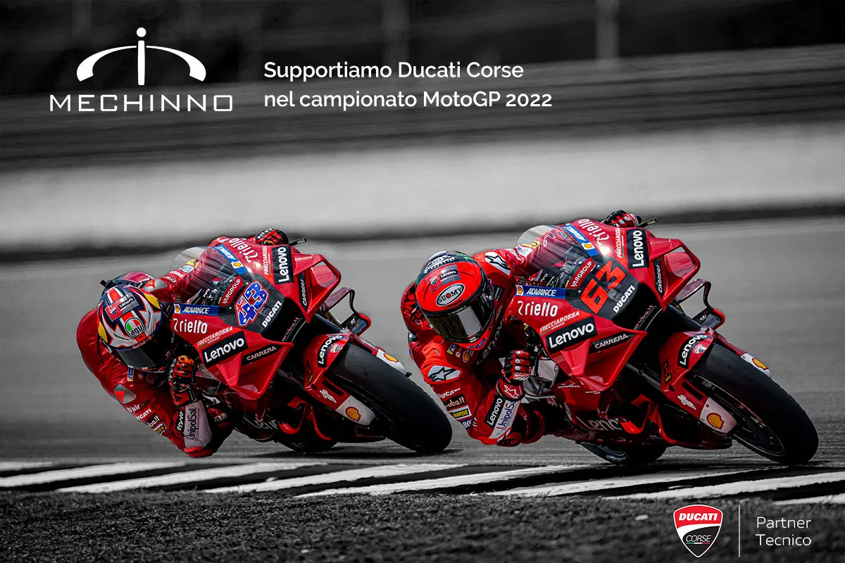 Mechinno sigla la partnership con Ducati Corse anche per il 2022