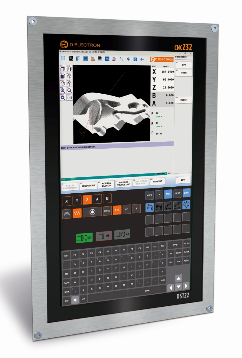 Il CNC si evolve anche nella console con D.Electron